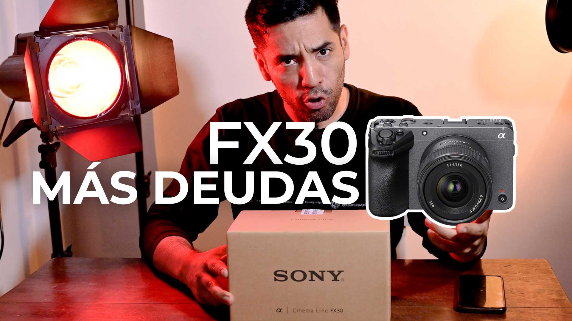 Unboxing a la Sony Fx30 y por que me endeudé por ella. - Fotógrafo y Creador de Películas